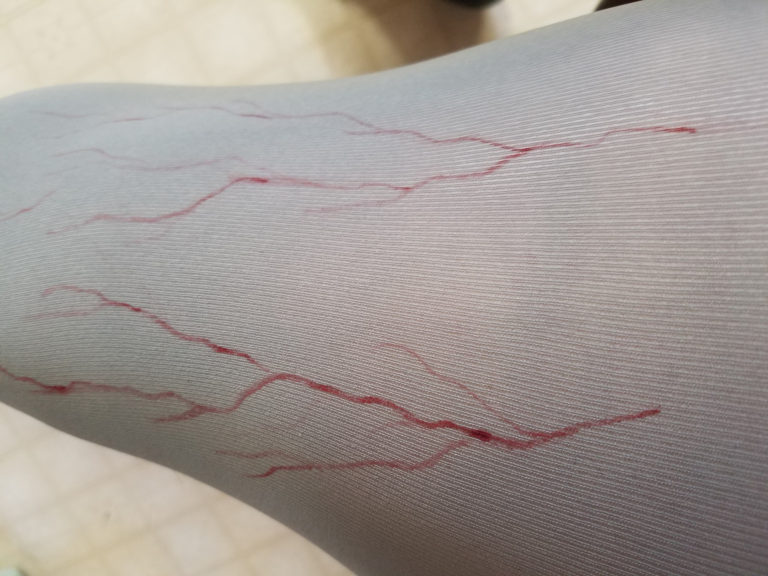 Tutorial: Zombie Vein Tights - Geeky Gryphons